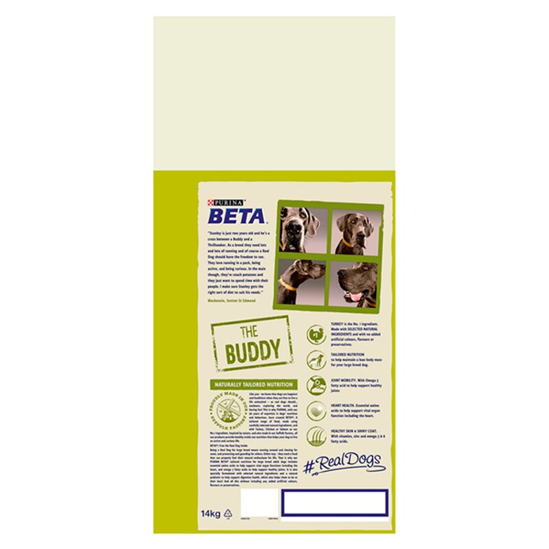 BETA Turkey Large Dog Food 14kg | VetShop.co.uk