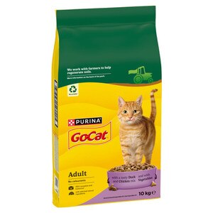 Go Cat Chicken & Duck Dry Cat 10kg |Save at Vetshop.co.uk