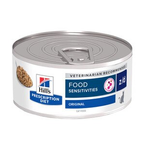 Hills Prescription Diet Z/D Cat Food 156G. Free Delivery at PetShop.co.uk